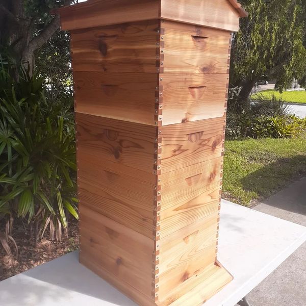 Western Red Cedar Beehives Gallery https://jillibees.com/
